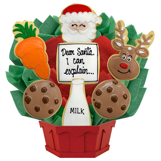 Christmas Cookie Bouquet | Dear Santa | Cookies by Design