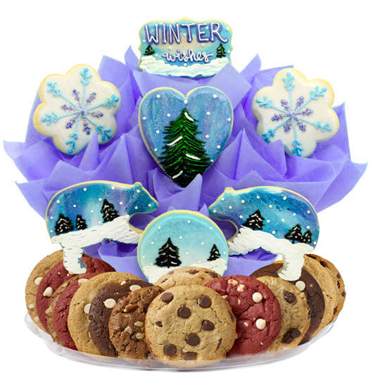 Winter Gift | Winter Decorated Cookies | Cookies by Design